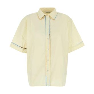 AMOTEA Manu Shirt - - Blouses & Shirts - Damen - Gelb - 2XS