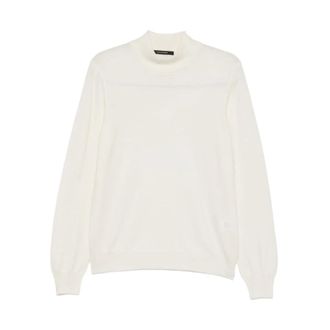 Tagliatore Pull &agrave; col roul&eacute; Lionel - Homme - Pulls - Beige - Taille: L