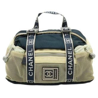 Chanel unisex, Pre-owned, Bleu, Taille: ONE Size Sac Ceinture en Toile Pre-owned
