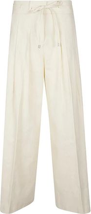 Ermanno Scervino Femme, Pantalons, Beige, Taille: 36 FR Pantalon Jambe Large