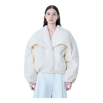 Jacquemus The Ch&acirc;le Bomber Jacket - - Jackets - Damen - Wei&szlig; - XS