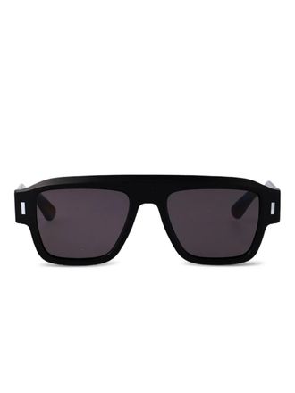 Calvin Klein Sonnenbrille mit eckigem Gestell - Schwarz
