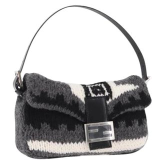 Fendi Pre-owned Vintage Strick Schultertasche - - Pre-owned - Damen - Mehrfarbig - ONE SIZE