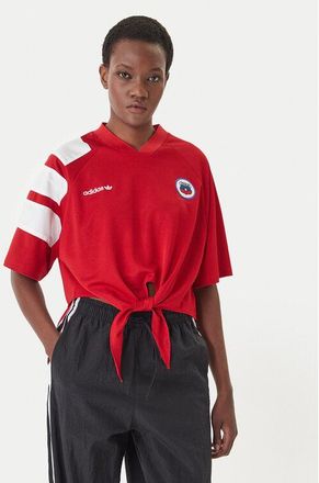 adidas T-Shirt Chile Reconstructed Bringback KD0968 Rot Loose Fit