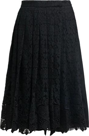 pushBUTTON jupe-short à design plissé - Noir