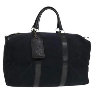 Dior Sac Boston Pre-owned - Femme - Pre-owned - Bleu - Taille: ONE Size