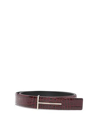 Tom Ford Ceinture - Rouge