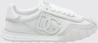 Dolce & Gabbana DG Athletic Low-Top-Sneaker aus Wildleder und Kalbsleder mit Monogramm