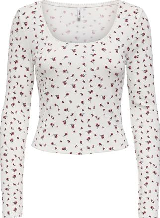 Only Onlfenja L/S U-Neck Cute Top Box JRS