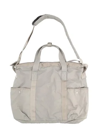 C.P. Company Unisex Multi-Pocket Shoulder Bag Beige Polyamide
