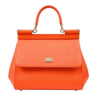 Dolce & Gabbana Femme, Sacs, Orange, Taille: ONE Size Sac Sicily