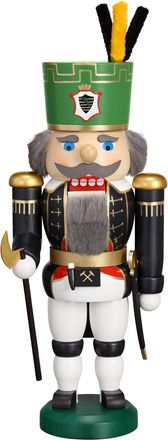 Seiffener Volkskunst Nussknacker Bergmeister, 28 cm hoch, original Erzgebirge SV 11956