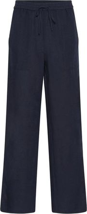 Part Two Femme, Pantalons, Bleu, Taille: 44 FR Pantalon en lin After Midnight