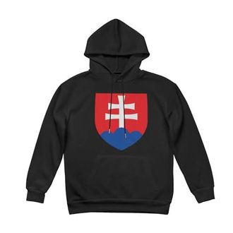 Generic Sweatshirt Slovaquie Doublure Polaire Slovaquie Embl&egrave;me National Lettres Graphiques Pull Col Rond Manches Longues Coupe Ample Sweat V&ecirc;tements Plusieur