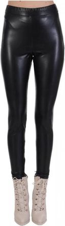 Michael Kors Femme, Pantalons, Noir, Taille: 40 FR Coated Stretch Leggings