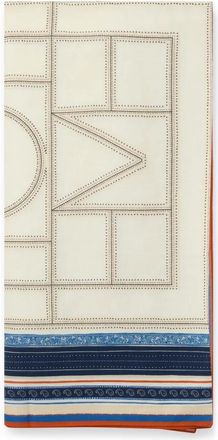 Toteme Femme, Accessoires, Beige, Taille: ONE Size Par&eacute;o &agrave; imprim&eacute; Monogramme