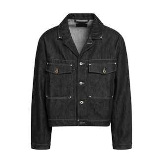 Christophe Lemaire Homme, Vestes, Gris, Taille: S Veste Trucker avec clous