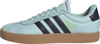 adidas Damen VL Court 3.0 Shoes, Semi Flash Aqua/Aurora Ink/Lucid Lemon, 38 EU