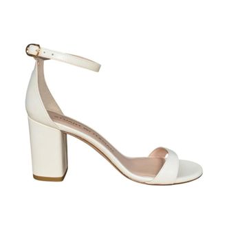Stuart Weitzman Femme, Chaussures, Beige, Taille: 37 1/2 EU Sandales &agrave; bride cheville