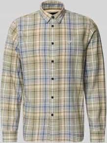 PME Legend Regular Fit Freizeithemd mit Logo-Stitching