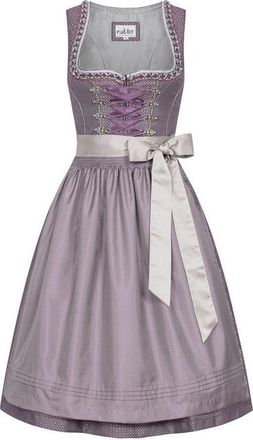 N&uuml;bler Trachtenkleid Mididirndl Gavrila in Aubergine von N&uuml;bler