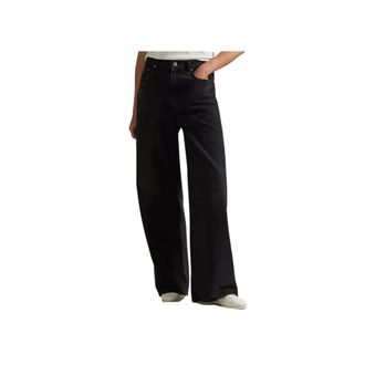 Polo Ralph Lauren Femme, Jeans, Noir, Taille: W30 Wide-Leg Crop Jean