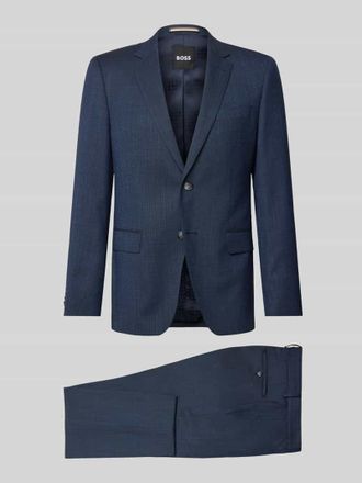 HUGO BOSS Slim Fit Anzug mit Brustleistentasche Modell Huge