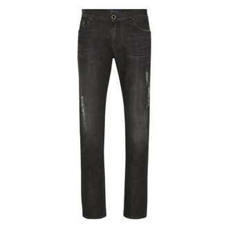 Billionaire Boys Club Super Straight Cut Double B - - Jeans - Herren - Schwarzk - W26
