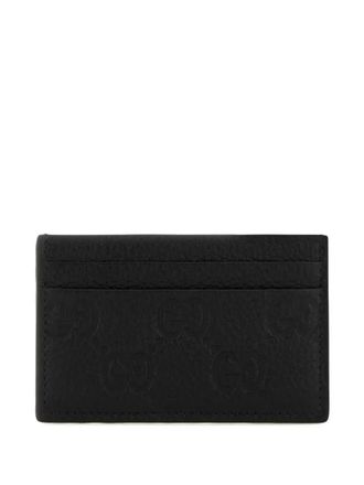 Gucci Portemonnaies - Imprint Card Case - Gr. unisize - in Schwarz - f&uuml;r Damen