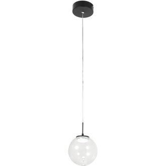 Fabas Luce Ariel - Suspension simple transparente de Fabas Luce - led 8W dimmable - Plafonnier design moderne