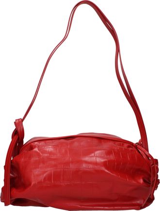 Jil Sander Femmes Sac &agrave; bandouli&egrave;re en cuir rouge