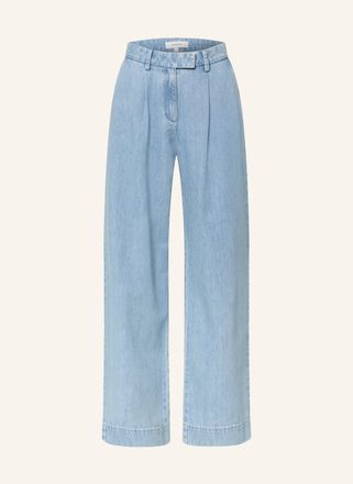 Comma Comma Wide Leg Jeans blau