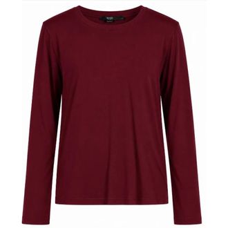 Seventy Pull &agrave; manches longues et col rond - Femme - Tops - Rouge - Taille: 38 FR