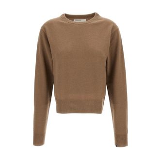 Extreme Cashmere Klassischer Rundhals-Pullover - - Knitwear - Damen - Braun - ONE SIZE