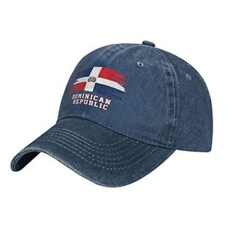 Generic YINGD Casquette de baseball unisexe avec drapeau de la R&eacute;publique dominicaine, casquette de baseball r&eacute;glable, chapeau de soleil respirant pour adulte