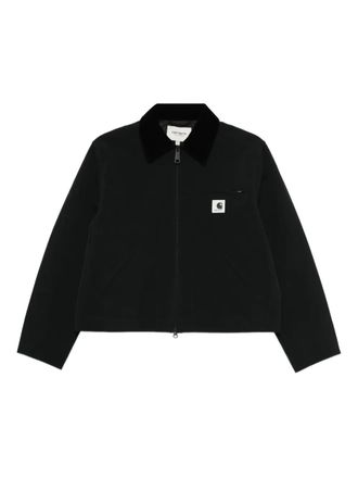 Carhartt Work in Progress W Newkirk Summer Jacke mit Samtkragen - Schwarz