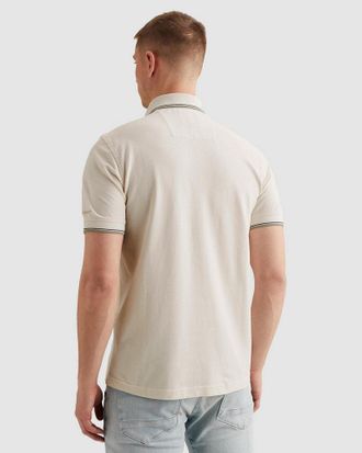 PME Legend Poloshirt Short sleeve polo stretch pique mit Logo Stickerei