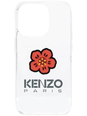 Kenzo iPhone 14 Pro-H&uuml;lle mit Boke Flower - Rot
