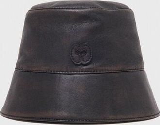 Maje Bob En Cuir Vieilli - Marron Fonce - Maje