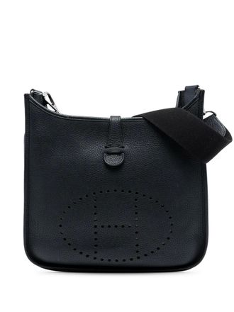 Herm&egrave;s 2014 Clemence Evelyne III Umh&auml;ngetasche 29cm - Blau