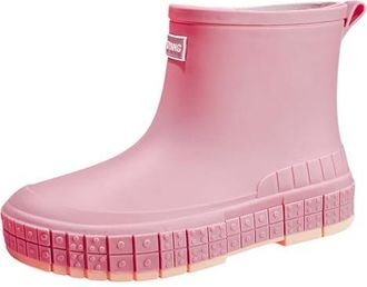 Generic Bottes dext&eacute;rieur en caoutchouc pour femme Chaussures travail plein air pluie enfiler Rembourrage EVA Adh&eacute;rence boue/glace Semelle ext&eacute;rieure gomme Id