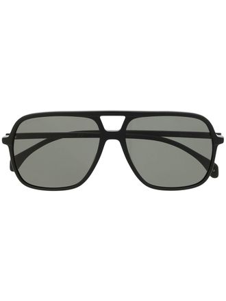 Gucci lunettes de soleil &agrave; monture navigateur - Noir