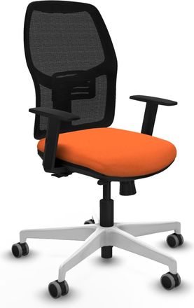 Piqueras y Crespo Alfera 8-Stunden-B&uuml;rostuhl mit 1D-Armen, h&ouml;henverstellbare Lendenwirbelst&uuml;tze, ausgestattet mit Syncro/Traslack und Schneidschaum, mit Rollen von 65 m