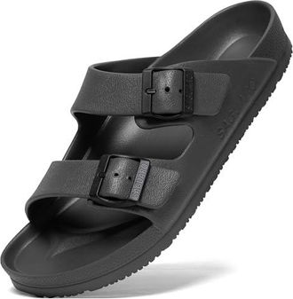 Saguaro Homme Tongs Femme Mules de Plage EVA Clogs Légère Sabot de Jardin Été Sandale Outdoor Slippers Gris 41