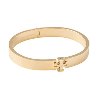 Tory Burch Femme, Accessoires, Jaune, Taille: M Bracelet Manchette Icon