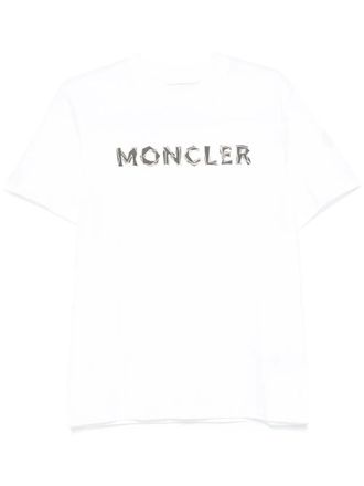 Moncler t-shirt à manches courtes - Blanc