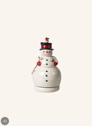 Villeroy & Boch Schneemann, Drehend Nostalgic Melody weiss