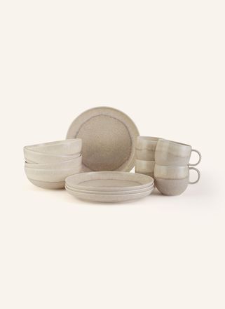 Villeroy & Boch 12-Tlg. Geschirrset Perlemor Sand beige