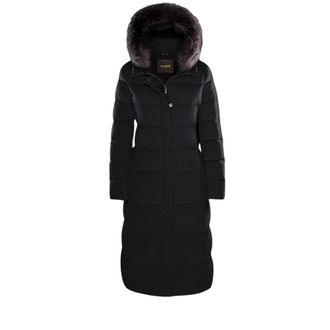 Moorer Femme, Manteaux, Noir, Taille: 34 FR Zagara-Kn