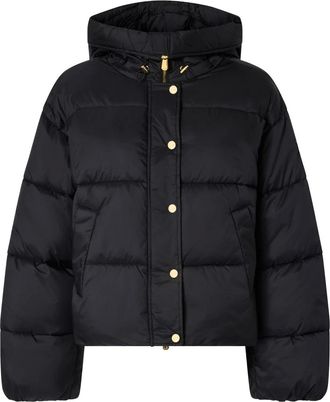 Pinko Pinko, Femme, Vestes, Noir, Taille: 38 FR Impasto Padded Jacket